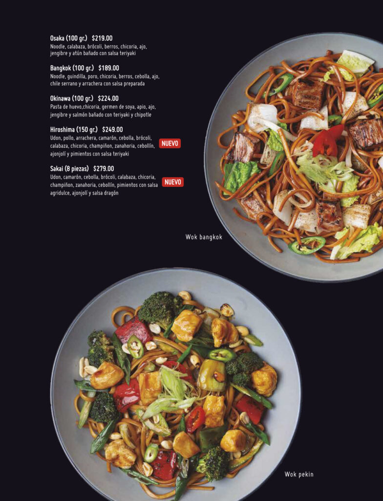 MENU – Urban – Sushi Wok Ramen